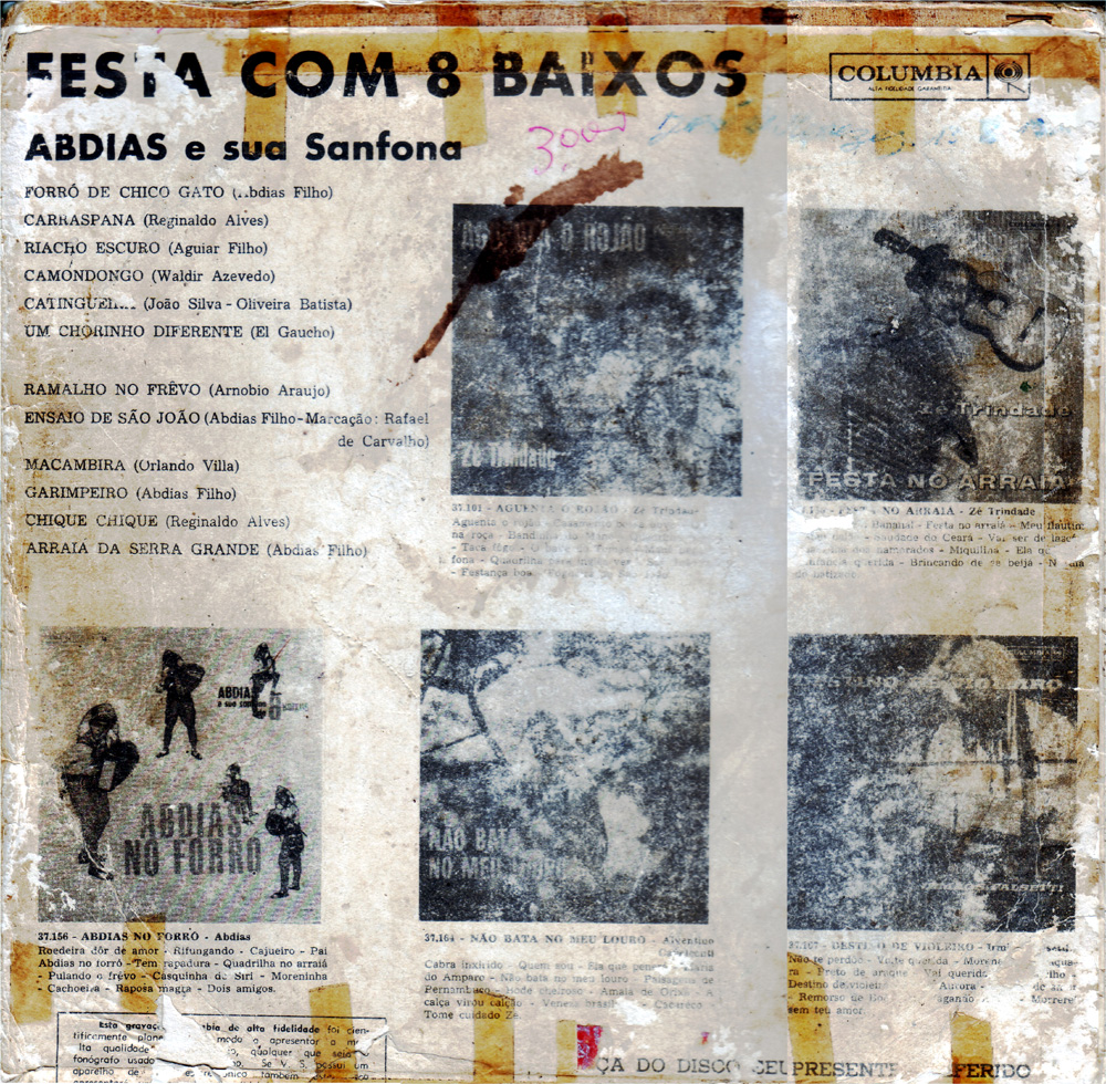 Abdias – Festa com oito baixos – Forró em Vinil