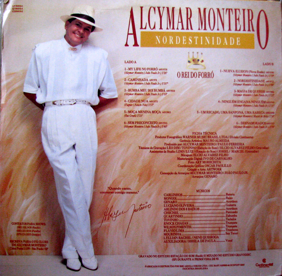 Alcymar Monteiro – Nordestinidade – Forró em Vinil