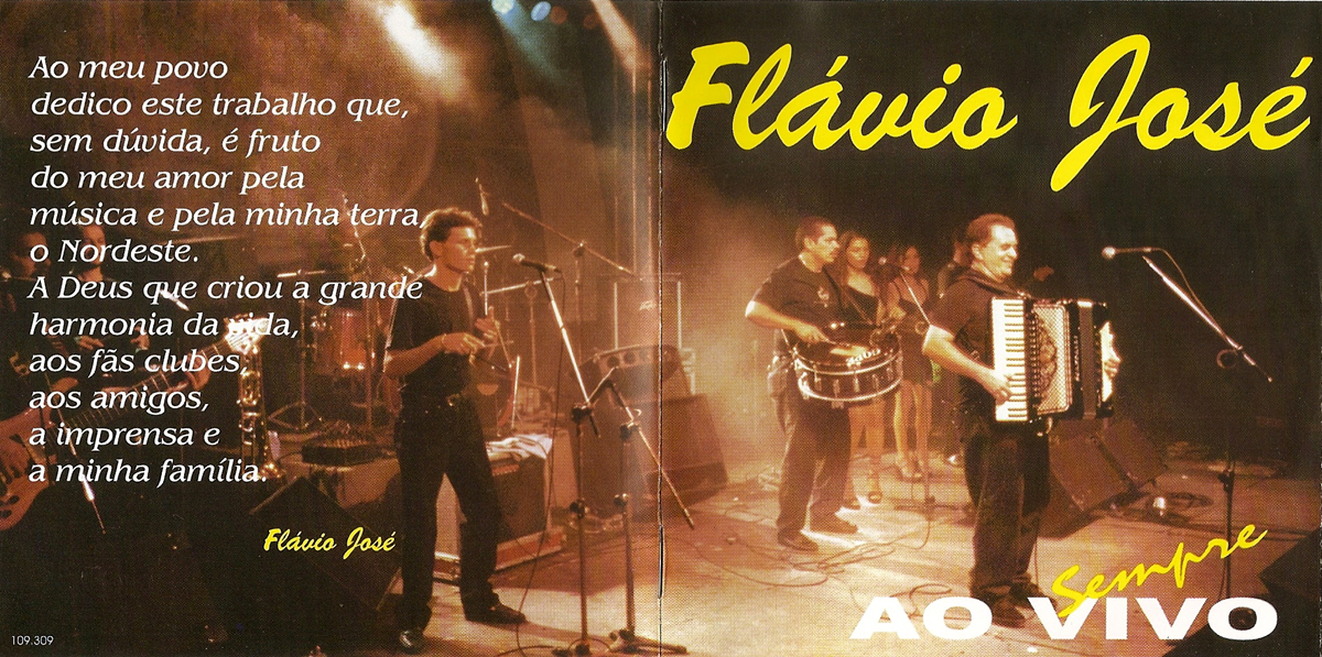 CD – Flávio José – Ao vivo – Forró em Vinil