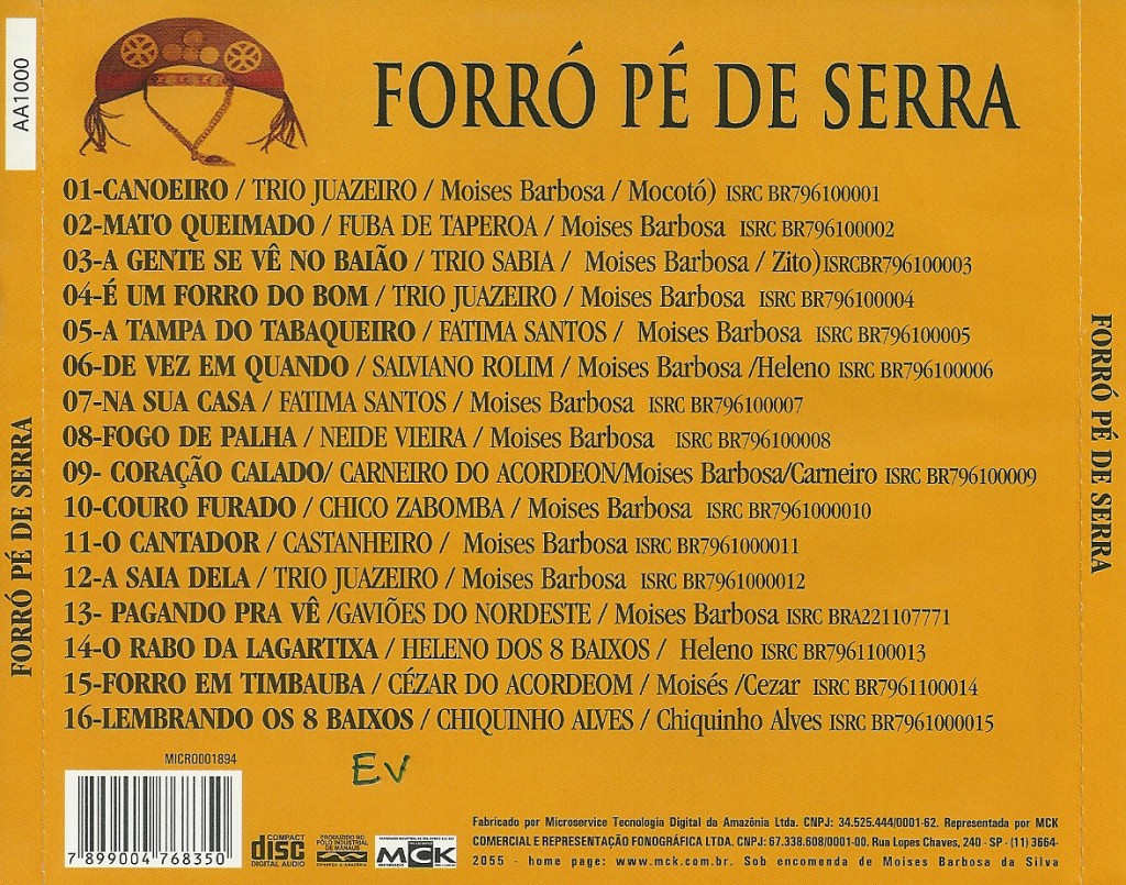 CD – Coletânea – Forró Pé de Serra – Forró em Vinil