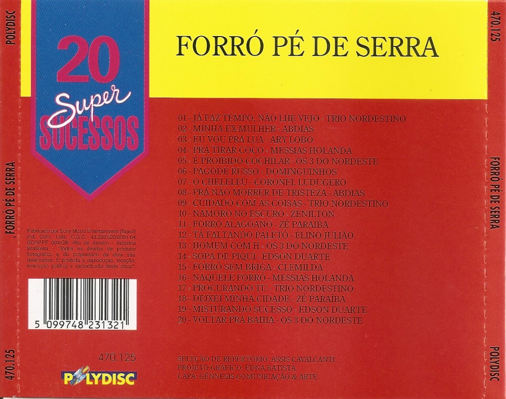 CD – Coletânea – Forró Pé de Serra – Forró em Vinil