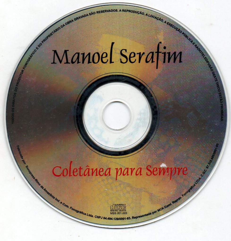 CD – Manoel Serafim – Coletânea para sempre – Forró em Vinil