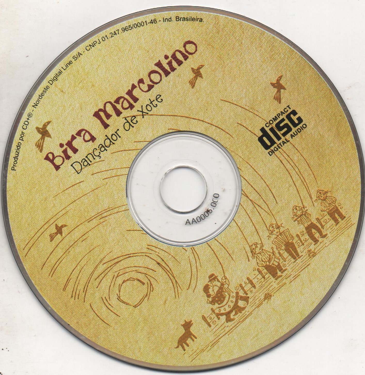 CD – Bira Marcolino – Dançador De Xote – Forró em Vinil